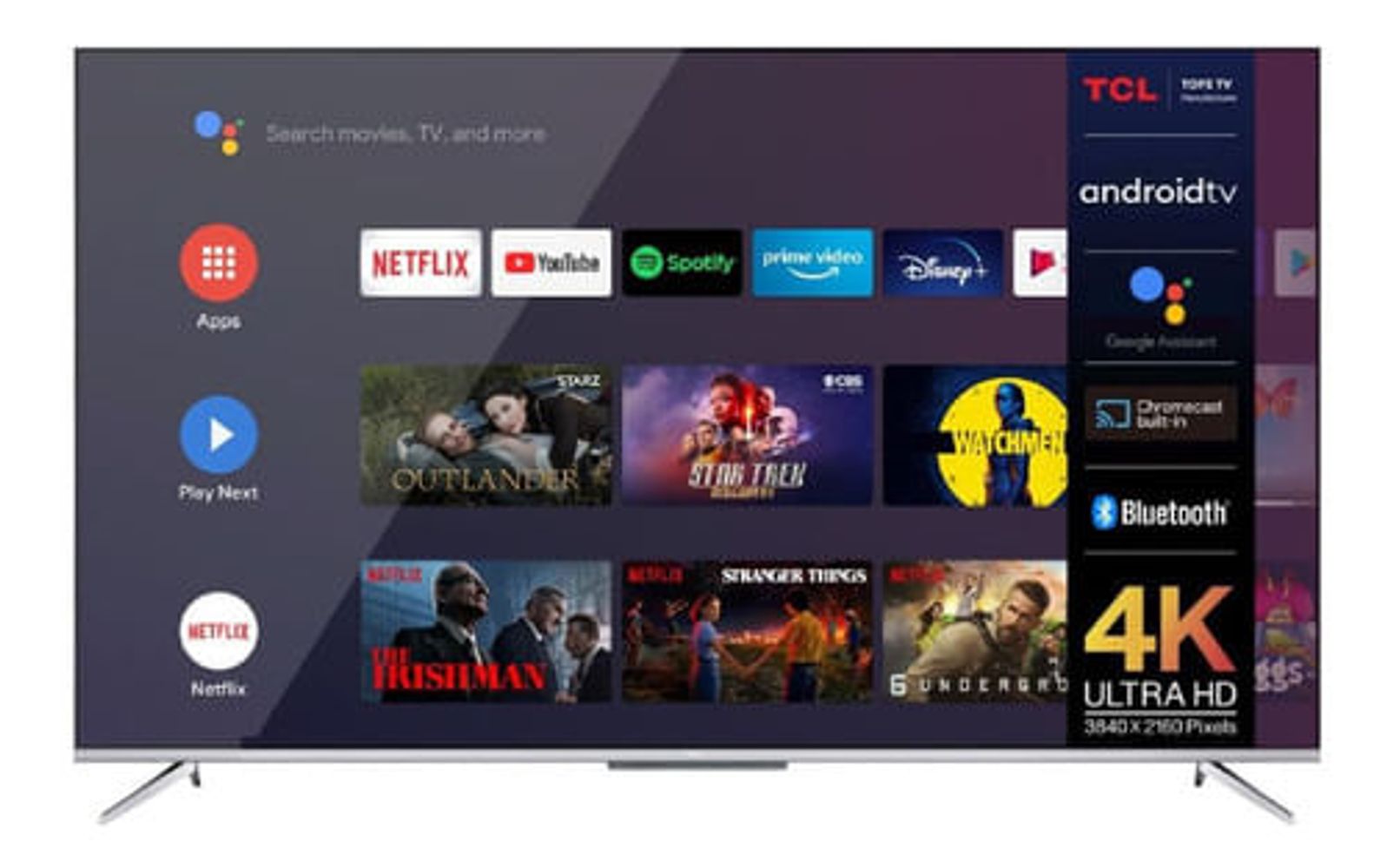 Televisor Tcl Android Tv 55 4k Uhd L55p715