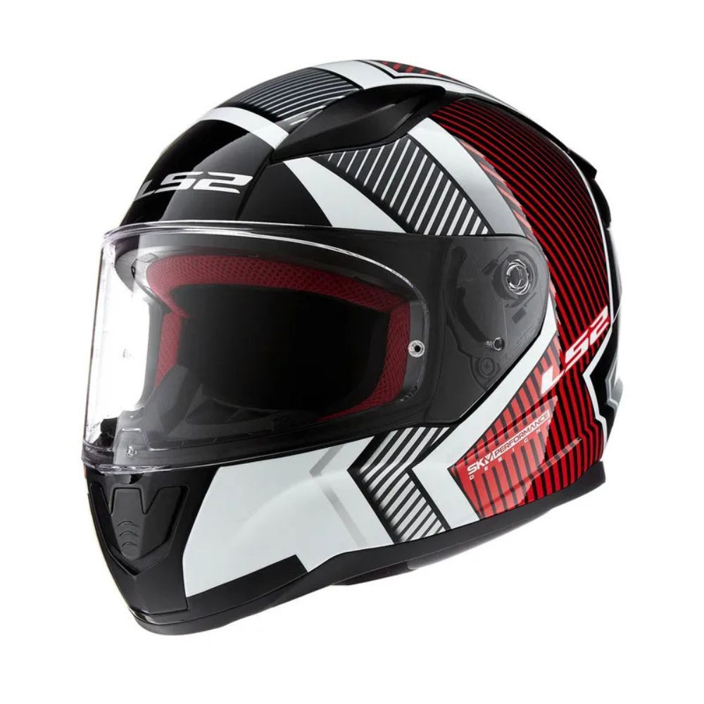 Casco LS2 353 Rapid Extra M Blanco/Rojo
