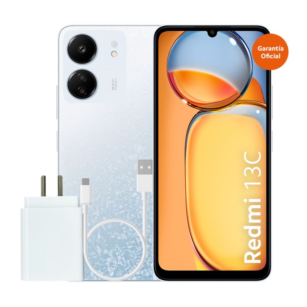Celular Xiaomi Redmi 13C 4GB/128GB Glacier White