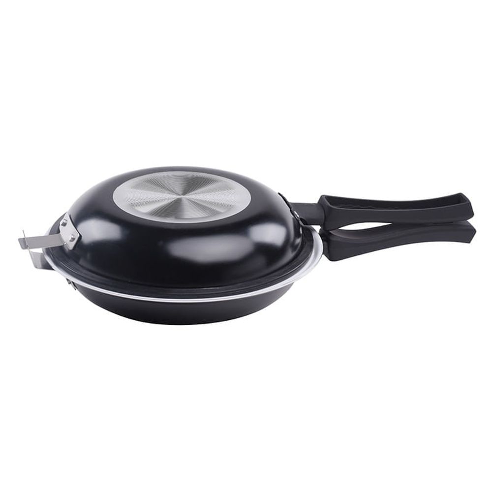 Sarten doble ceramica 24 cm Negro