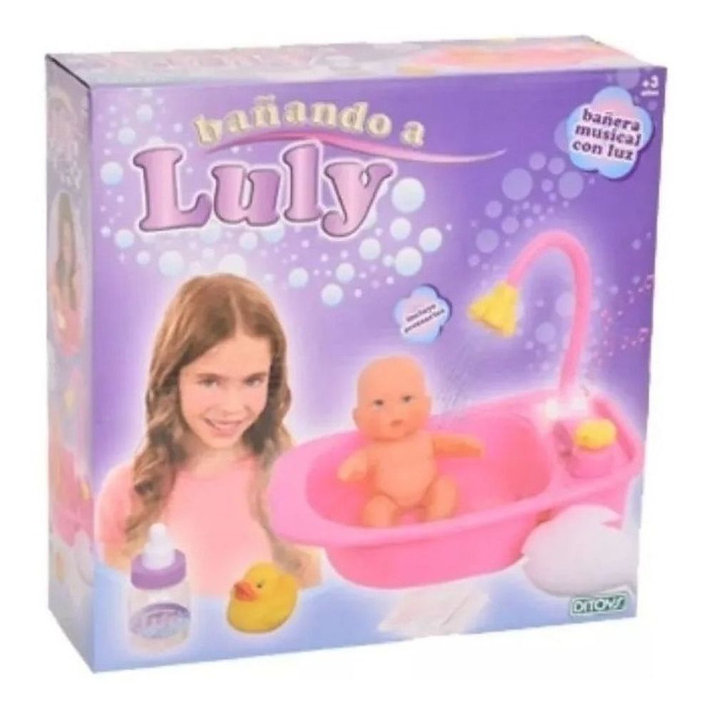 Bañando A Luly Con Ducha Real Agua Accesorios Ditoys Bebote