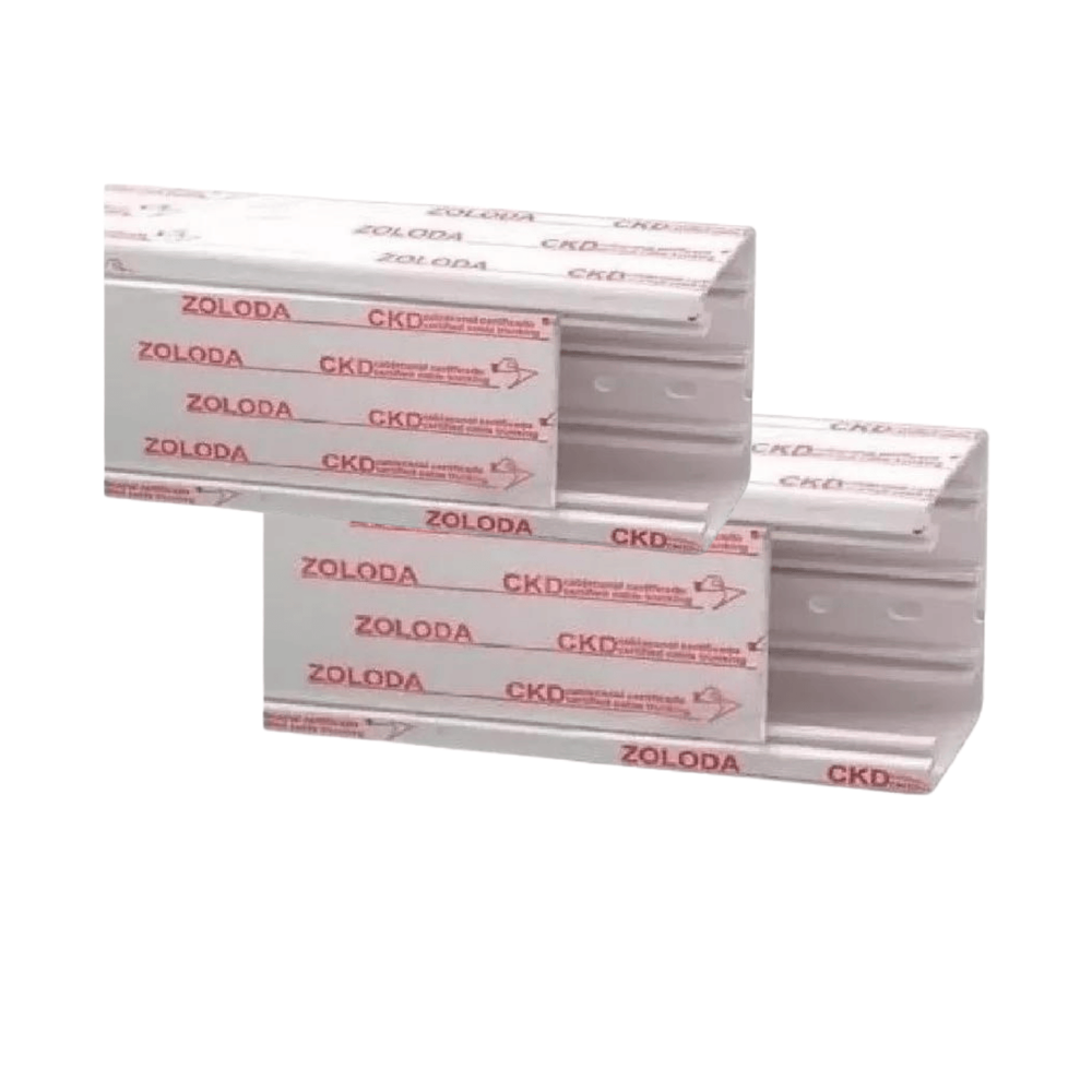 Cablecanal Zoloda Blanco 100x50 CKD - Pack x 2 Tiras