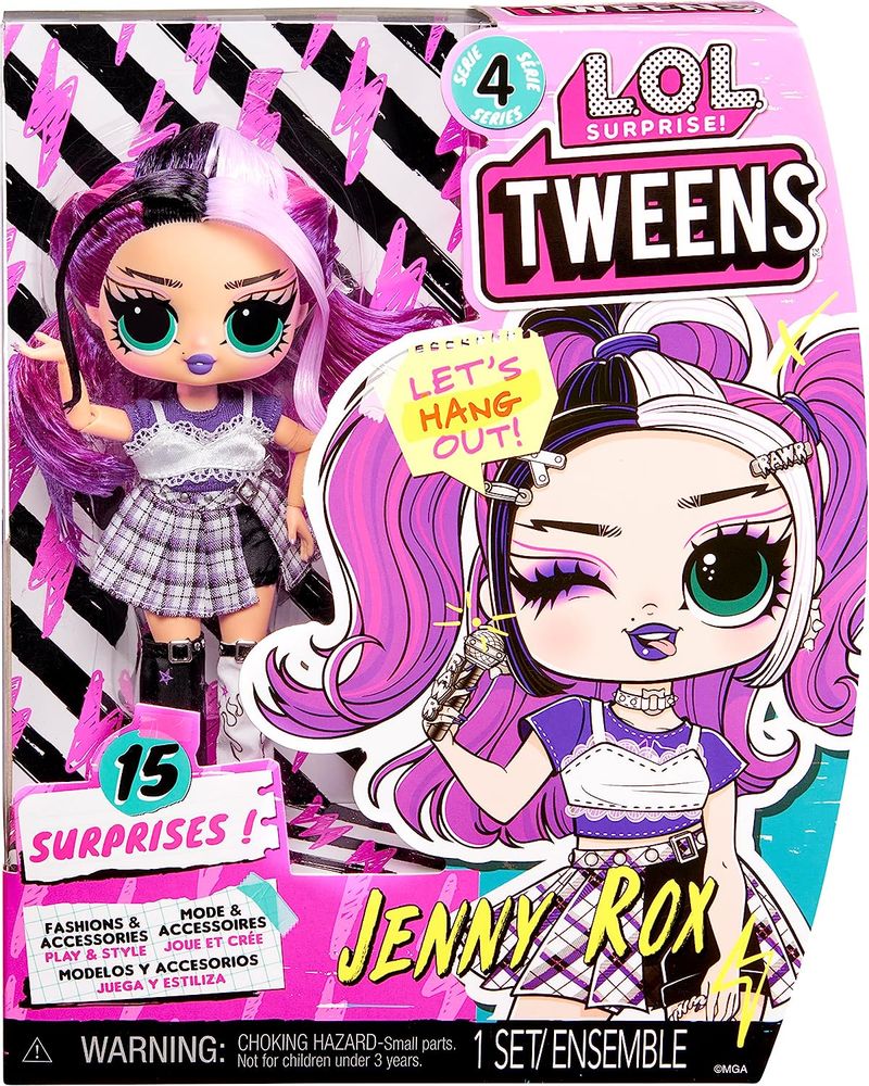 LOL Surprise Muneca 17 Cm Fashion Doll Tweens Serie 4 Jenny Rox