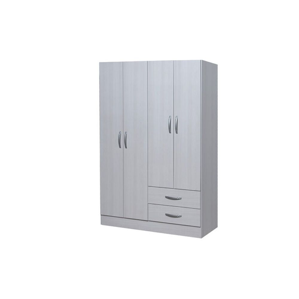 Placard Ricchezze Benevento 120 4 Puertas 2C Blanco Alpino