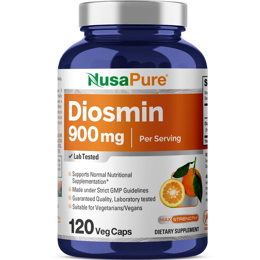 NusaPure Diosmin 900mg por porción 120 cápsulas