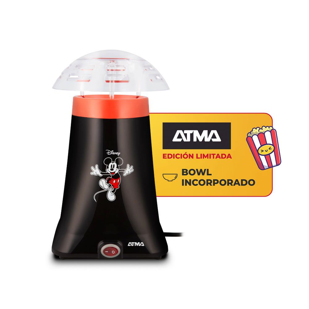 Pochoclera Eléctrica Atma Poat1013drn Disney Aire Caliente