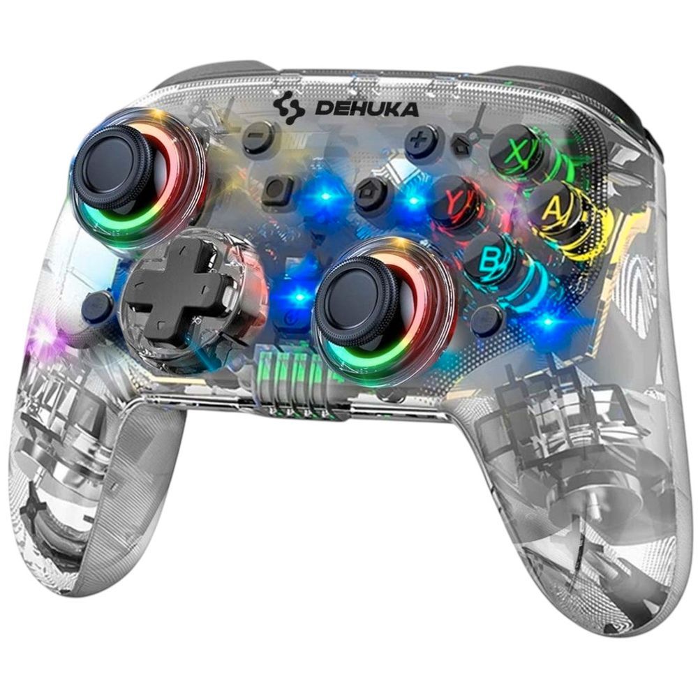 Joystick Compatible Nintendo Switch Oled Led RGB + Control PC Dehuka