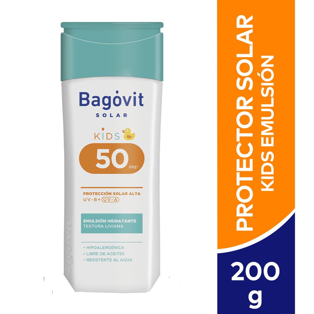 Protector Solar BAGOVIT FAMILY CARE FPS50 NIÑOS 200ML