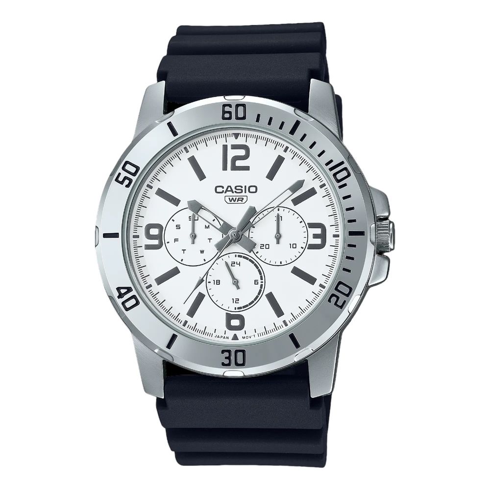 RELOJ CASIO MTP-VD300 HOMBRE ACERO MULTIFUNCION 50M WR.