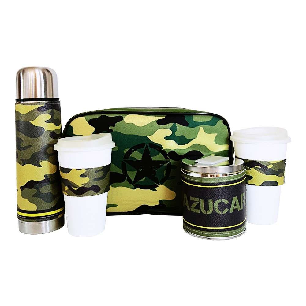 Kit cafetero con bolso de mano Camuflado