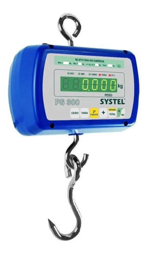 Balanza Bascula Systel Pilon 300 Kg X 100 Gr Bateria 220 V