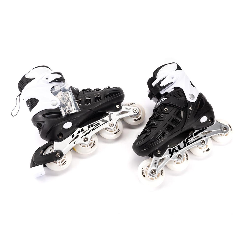 Rollers Extensibles Aluminio Profesionales Negros Triple Cierre Talle M ...