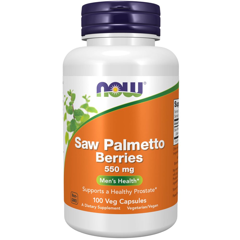 NOW Suplementos, Bayas de palma enana americana