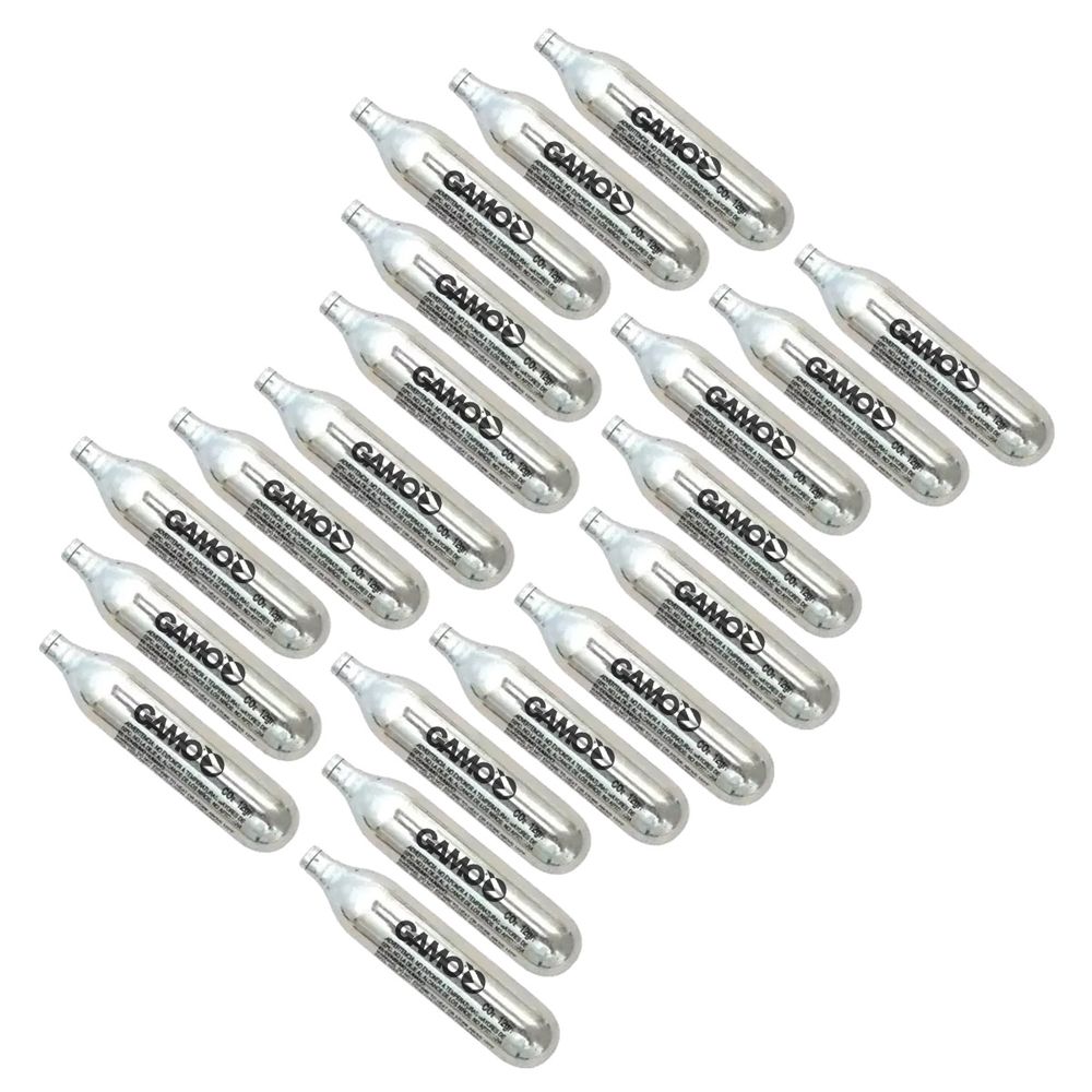 Garrafa Co2 Para Pistolas Rifles X 20 Unidades De 12 Gramos