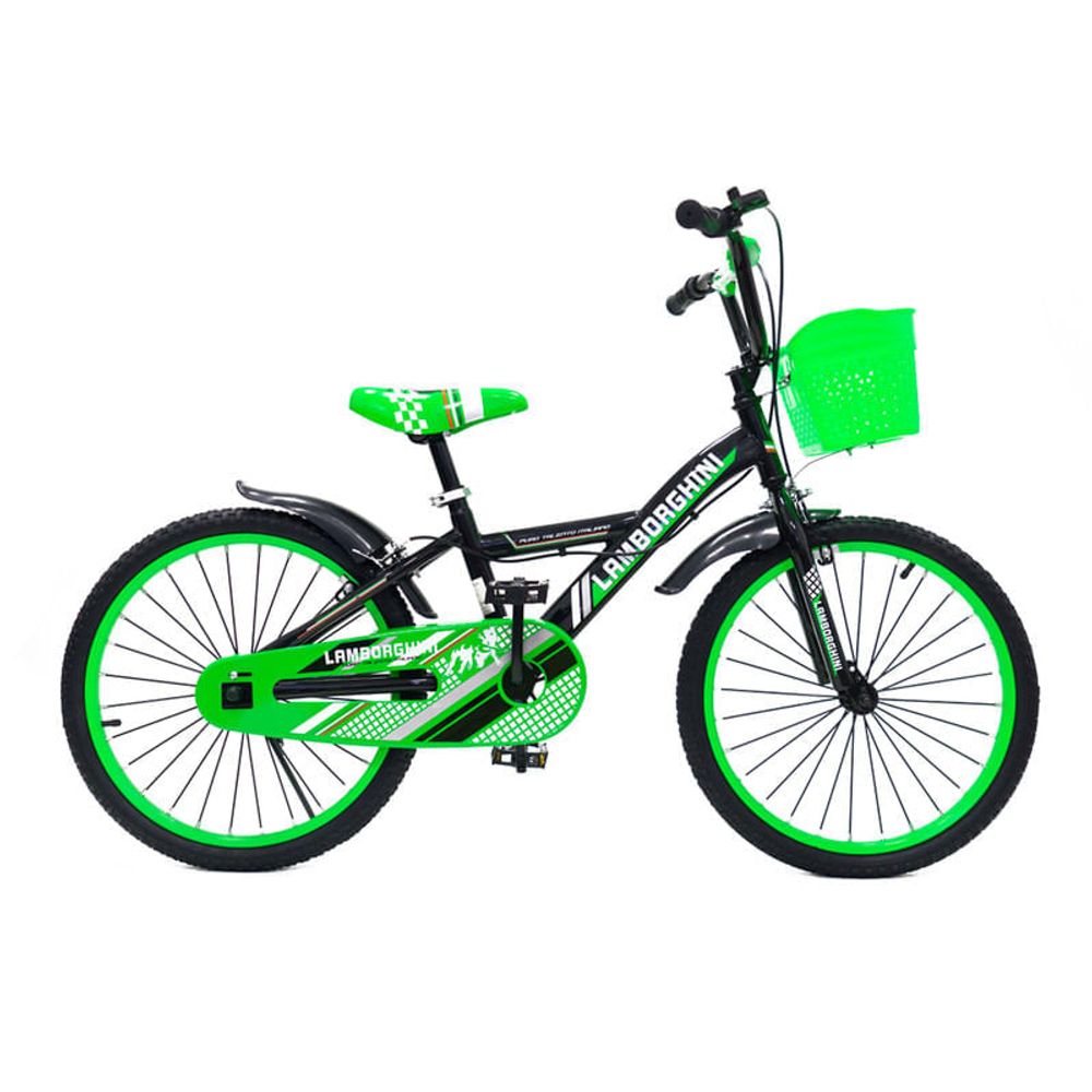 Bicicleta Infantil Lamborghini Rodado 20 Verde