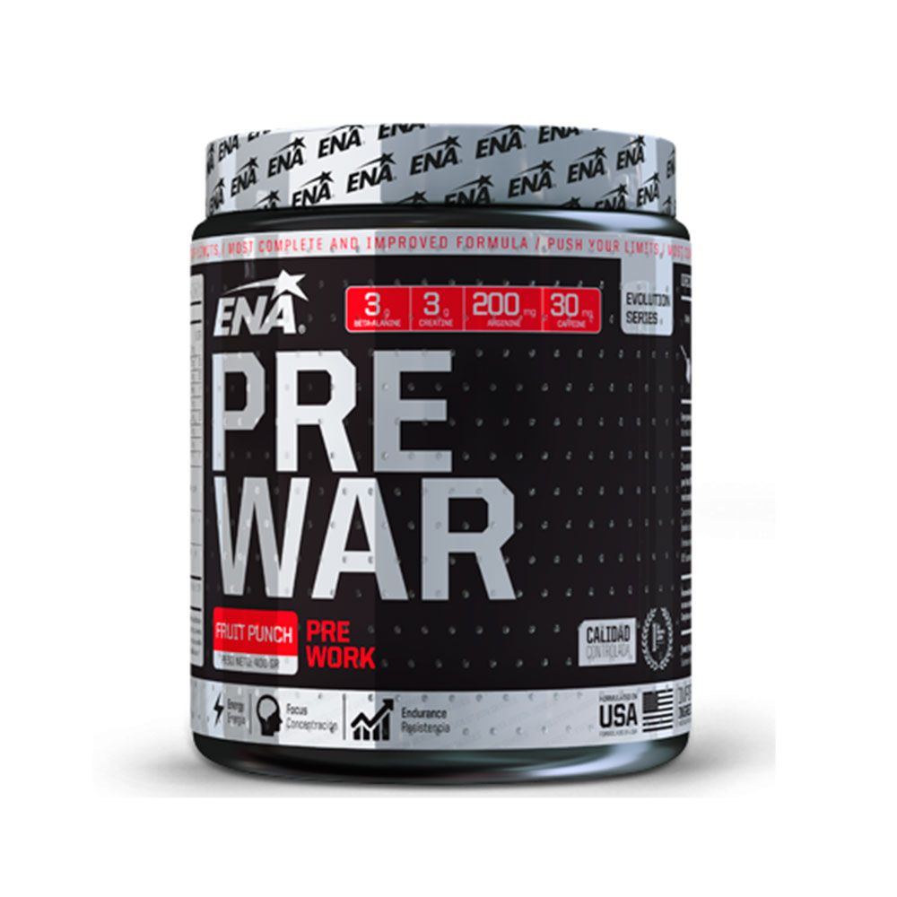 Ena Sport Pre War 503 Pre Entrenamiento sabor Fruit Punch 400 gr