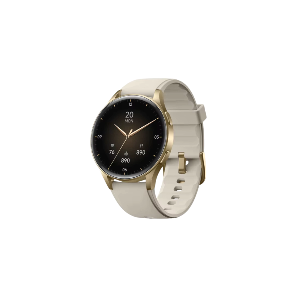 Smartwatch Gtx05 Mujer Gps Satelital Pantalla Amoled Dorado