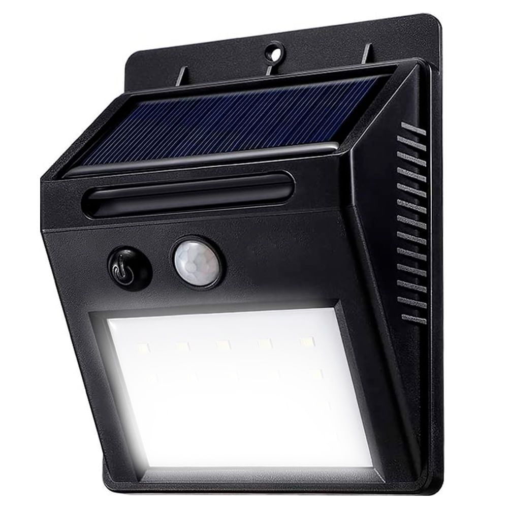 Luz Solar Led Para Exterior Gadnic DLDS12 Sensor de Movimiento 320 lúmenes