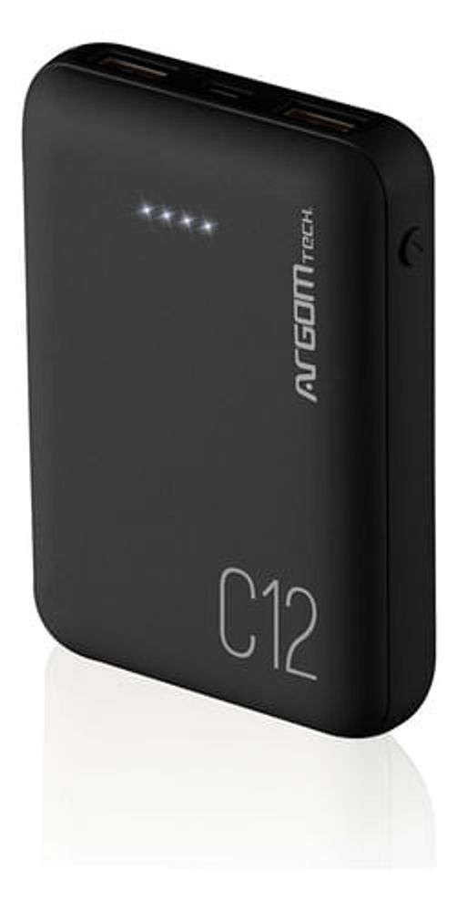 Cargador Portatil Power Bank Argomtech C12 12000mah