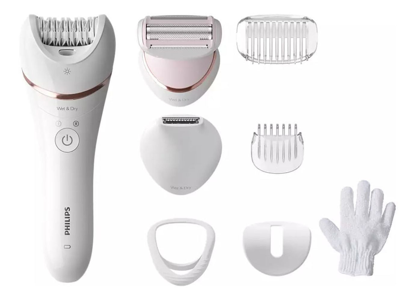 Depiladora Philips Bre720/00 Epilator 8000 Wet Dry Cuerpo