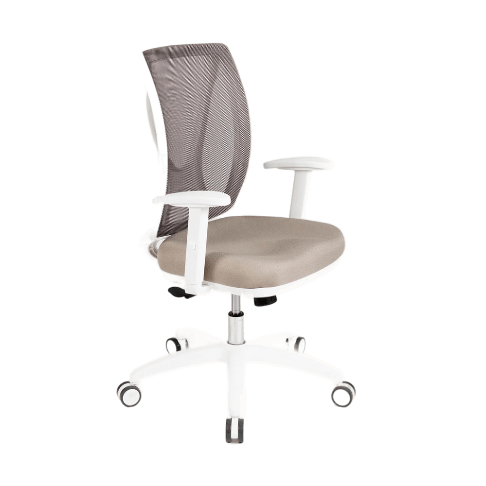 Silla Alma Blanca Brazos Regulables Oficina Baires4