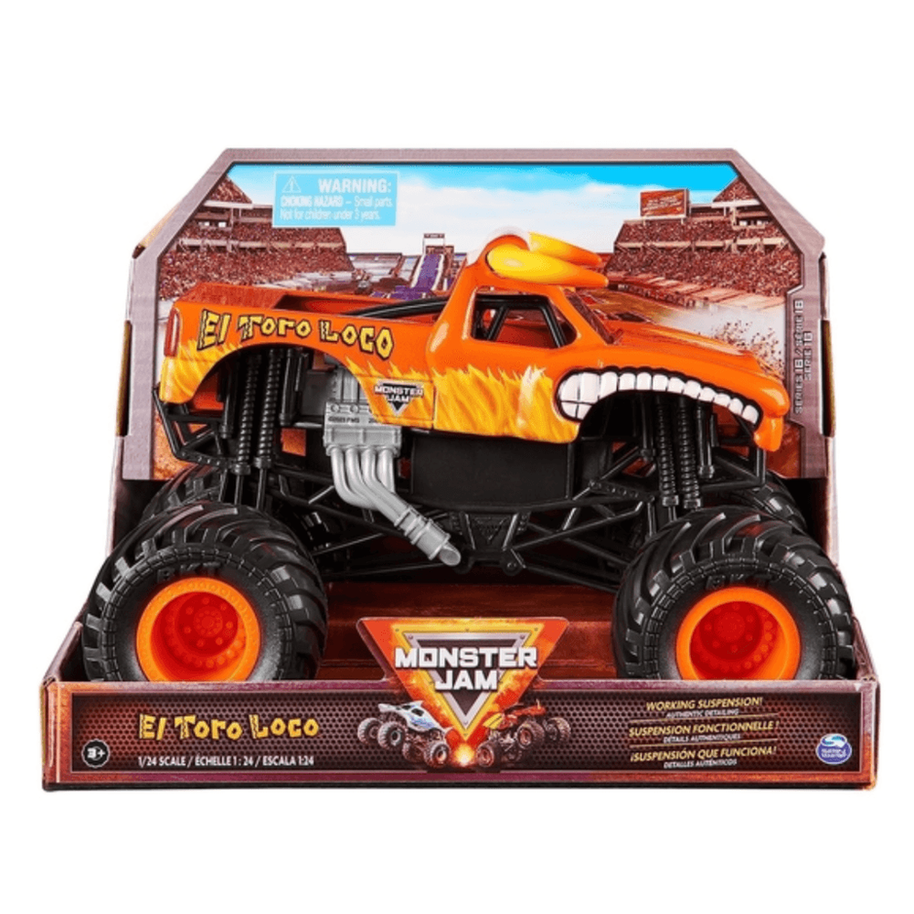 Auto Monster Jam El Toro Loco Monster Truck 1:24 True Metal 58700