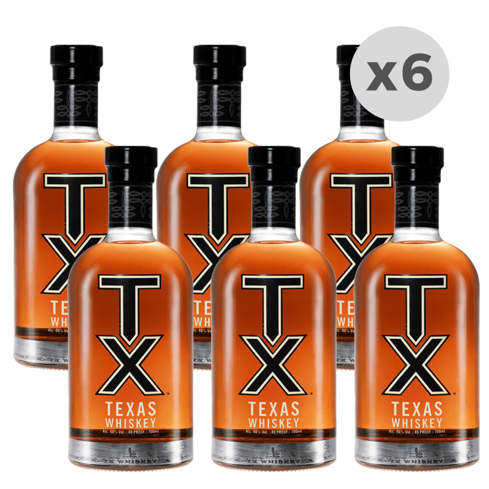 Whisky TX Texas Bourbon Botella 700ml x6