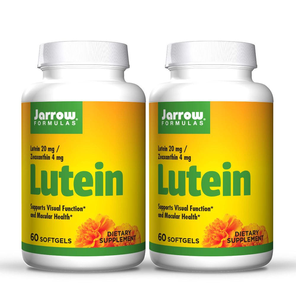 Suplemento de luteína de Jarrow Formulas, 20 mg, 60 cápsulas blandas (x2)