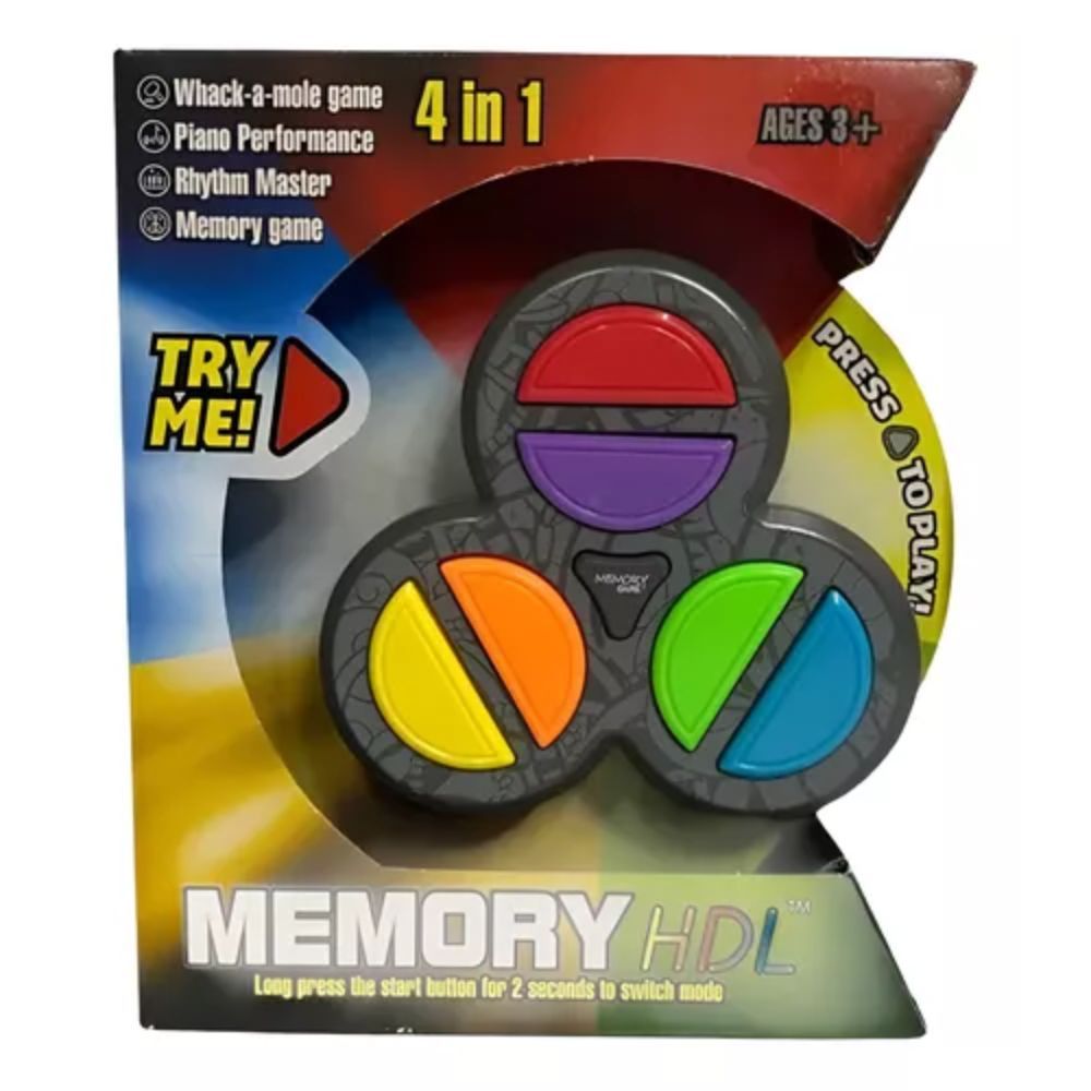 Juego Memory Hdl 4 En 1 Con Luz Y Sonido