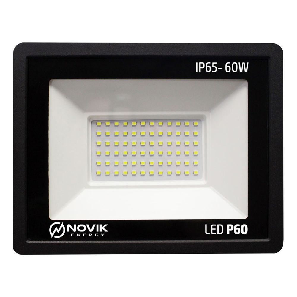 Reflector Proyector Led Exterior Novik LED P60 72 Leds 60W Carcasa ...