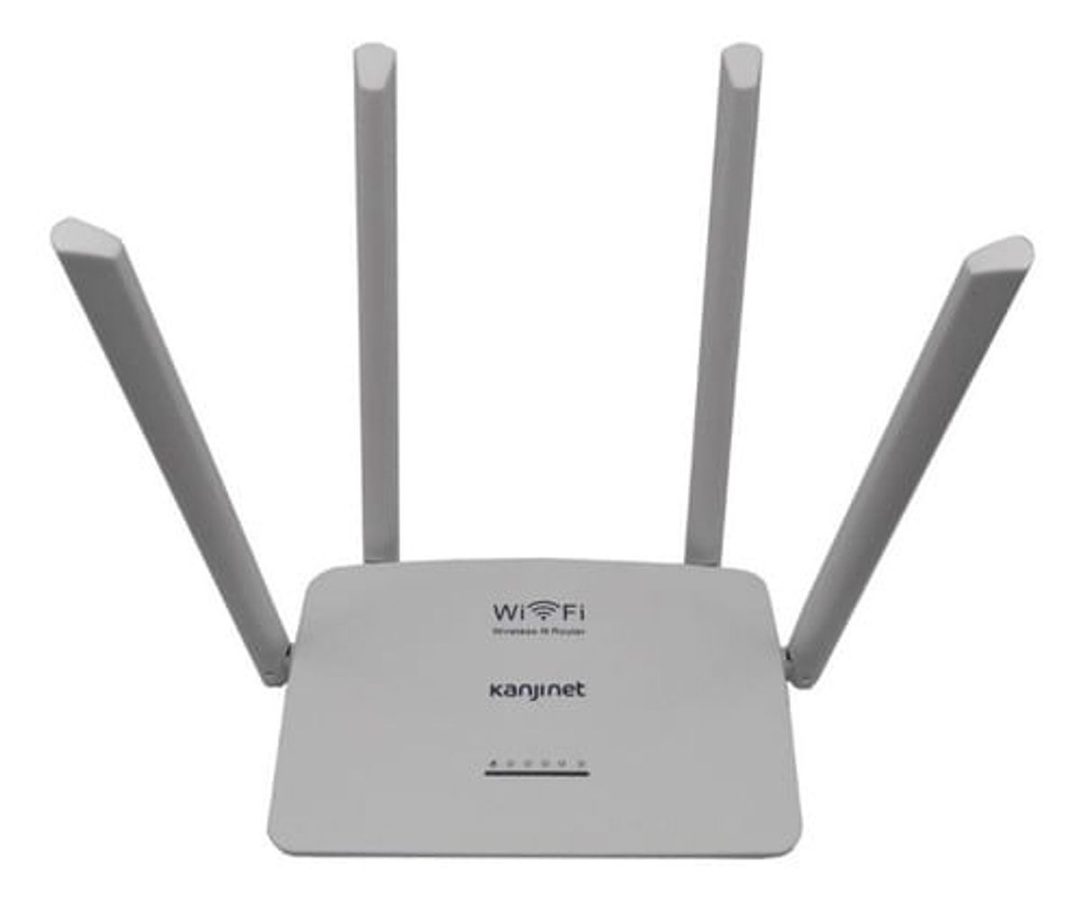 Router Kanjinet Ieee Wi-fi 802.11n 4 Antenas KJN-ROUT4A01