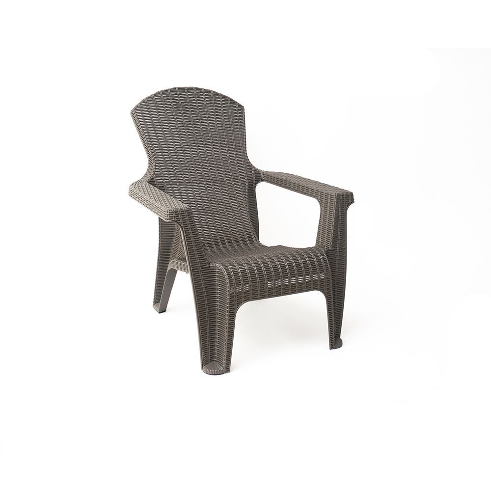 Sillon Roma Simil Rattan Color Grafito