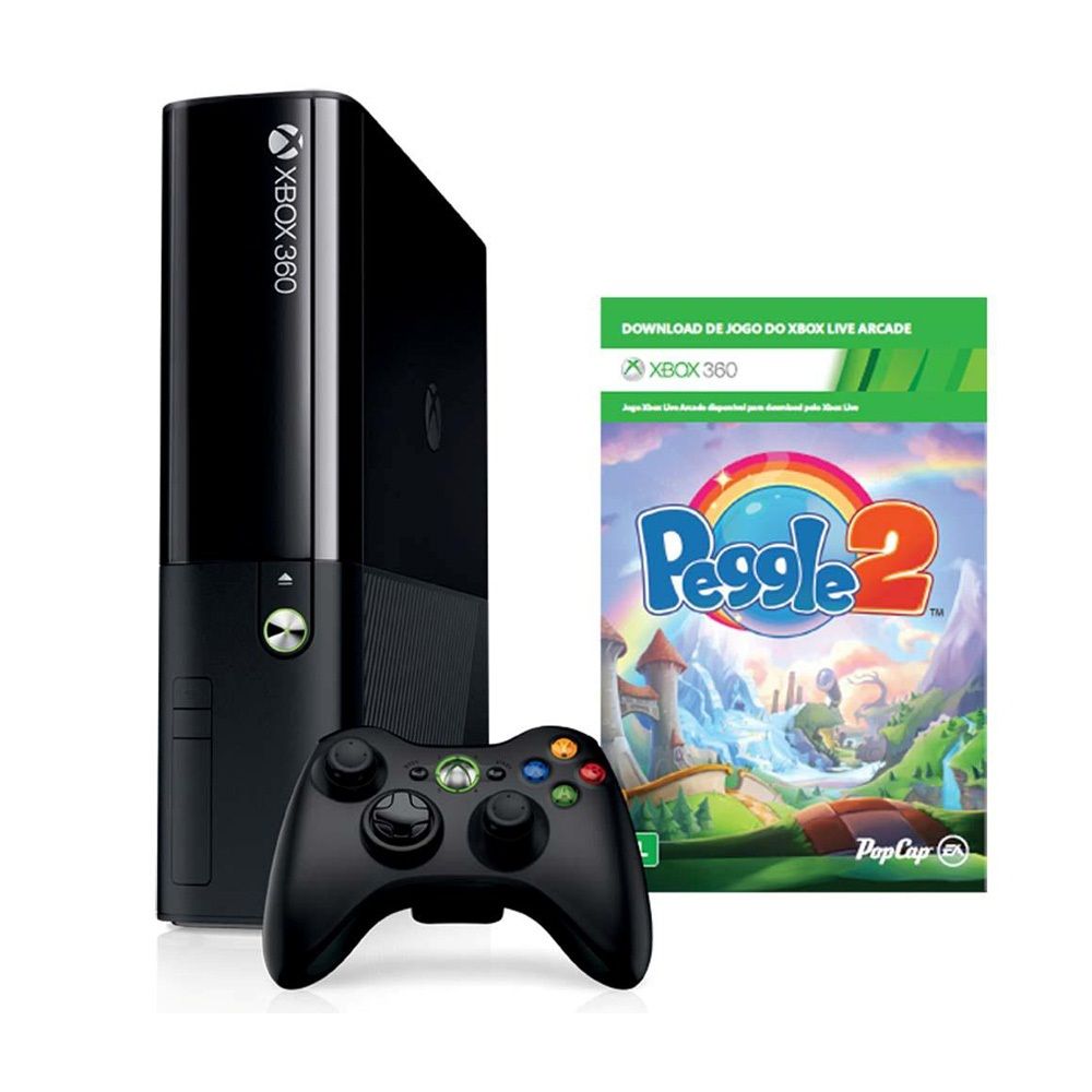 CONSOLA XBOX 360 MICROSOFT 4GB PEGGLE 2