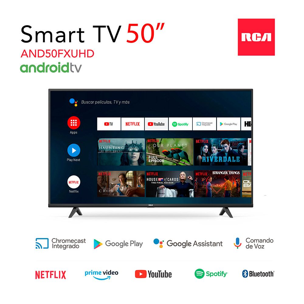 Smart TV UHD RCA 50” AND50FXUHD