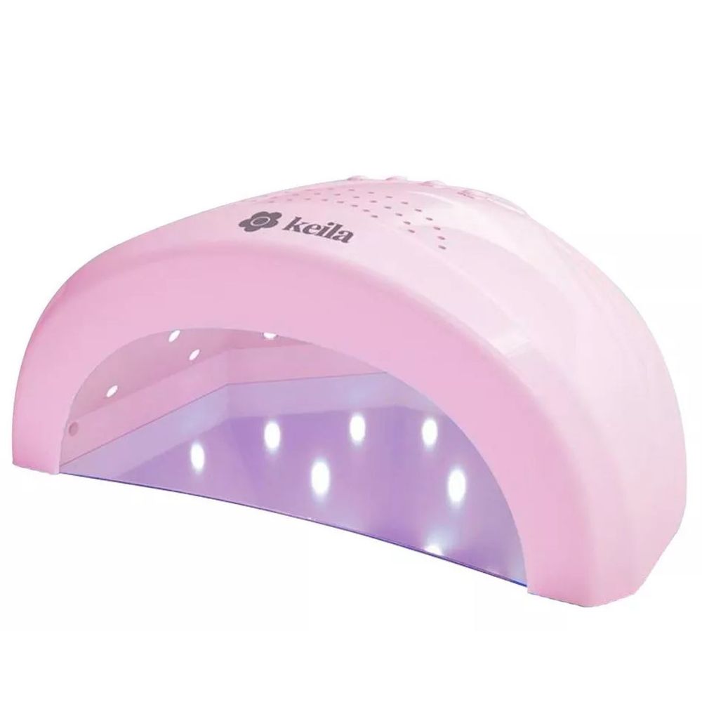 Cabina Uv Led Keila 48w Quick Pro Esmalte Semipermanente Uñas Gelificadas Rosa