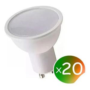 Pack X10 Dicroica LED 7W DIM Frio