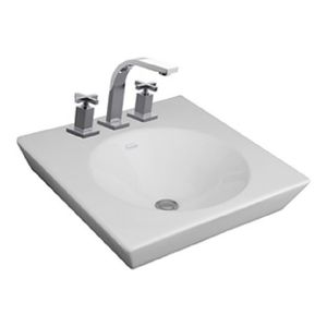 Bacha para Baño Black Apoyo Piazza A426 Porcelana Negra