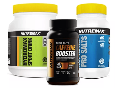 Combo Nutremax Hydromax De Naranja + Caffeine 200 + Pro Salt
